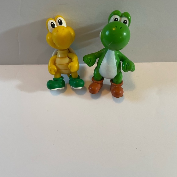 mario bros | Toys | Mario Bros Yoshi Koopa Troopa Figures | Poshmark